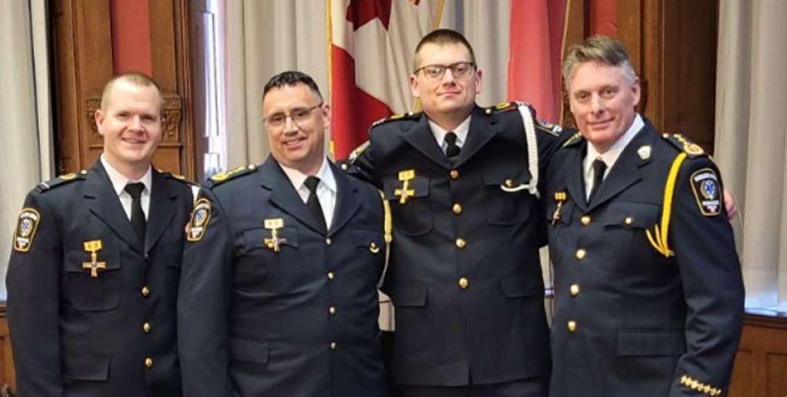 London-area paramedics receive provincial bravery medal